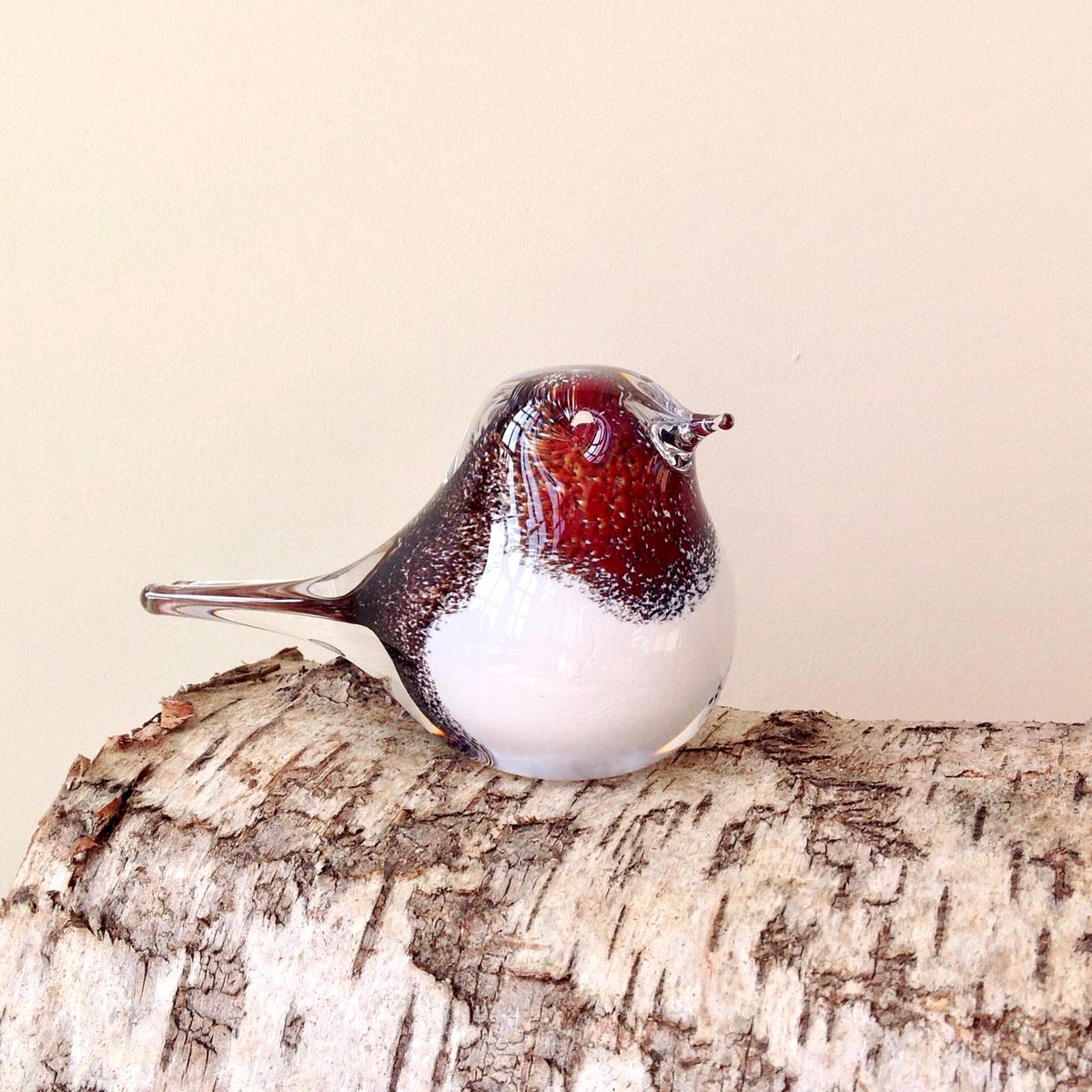 Glass Robin Bird Sculpture Ornament – Bells Cottage Interiors